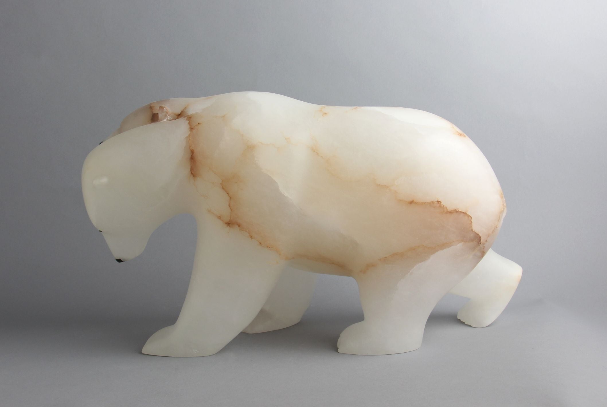 Double Headed Bear by Koomuatuk (Kuzy) Curley