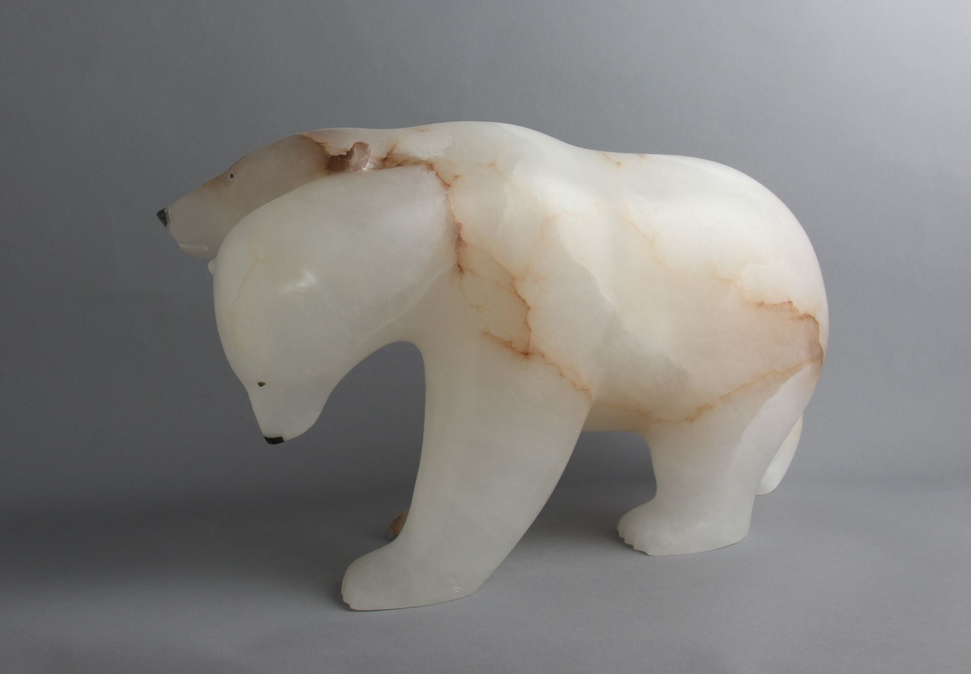 Double Headed Bear by Koomuatuk (Kuzy) Curley