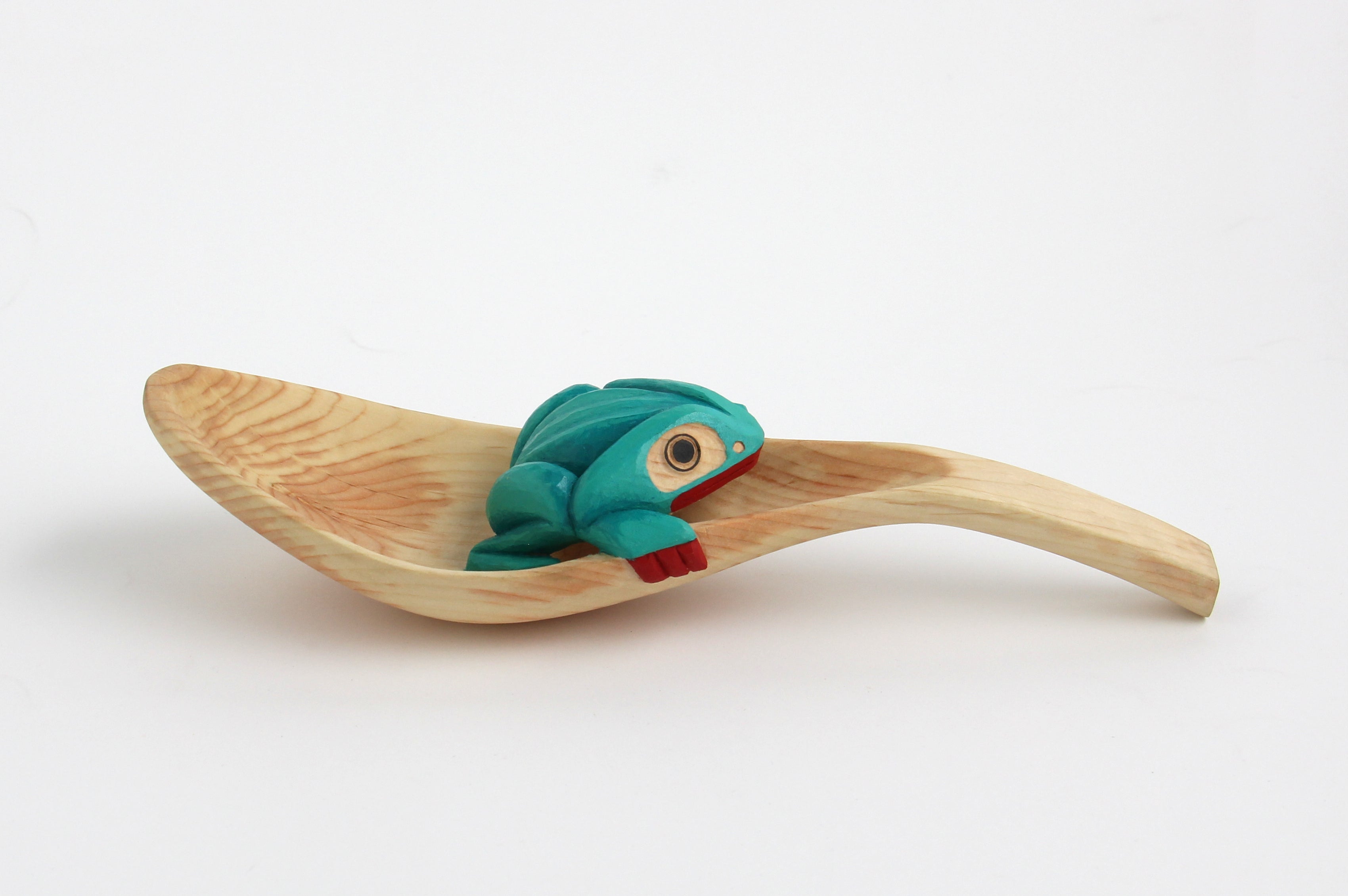 Hlk’yaan K_’ustaan (Frog Spoon) by Alyson Bell (Xundaaya)