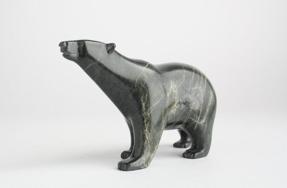 Serpentine Polar Bear by Inuit Artist Tim Pee