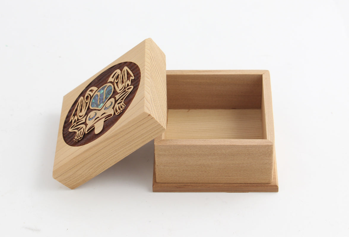 Frog Design Bentwood Box by Shain Jackson