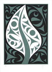 Flora by Dylan Thomas Canadian Northwest Coast Artist from Nation