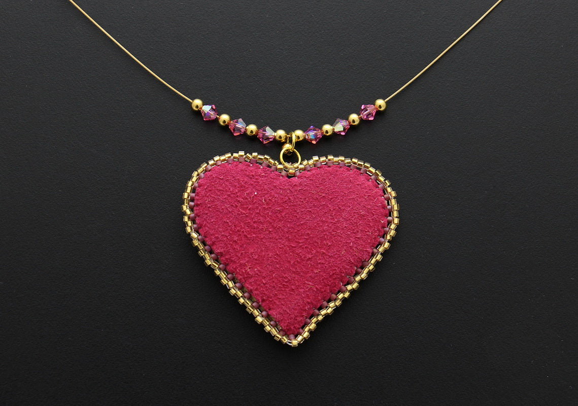 Beaded Pendant by Florence Moses