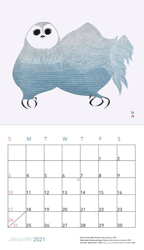 2021 Inuit Art Calendar